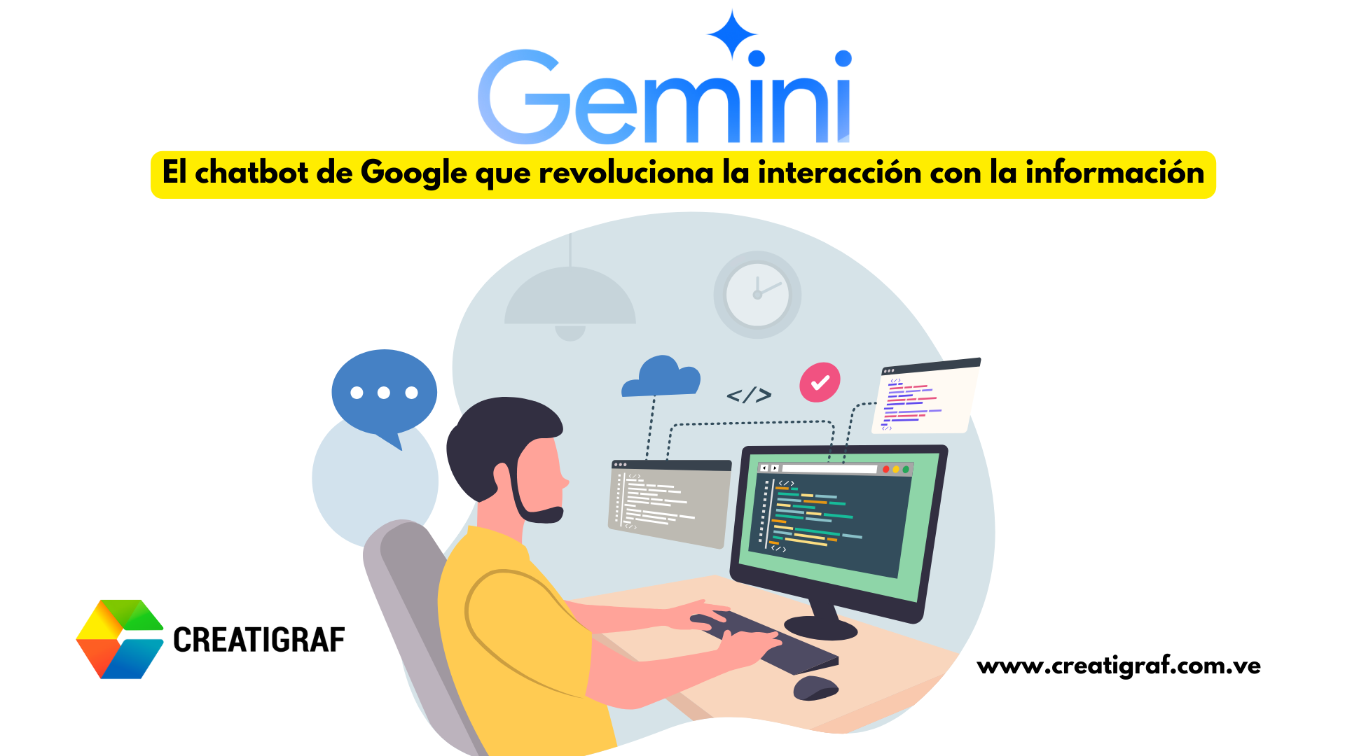 Gemini chatbot de Google para interactuar con la tecnología