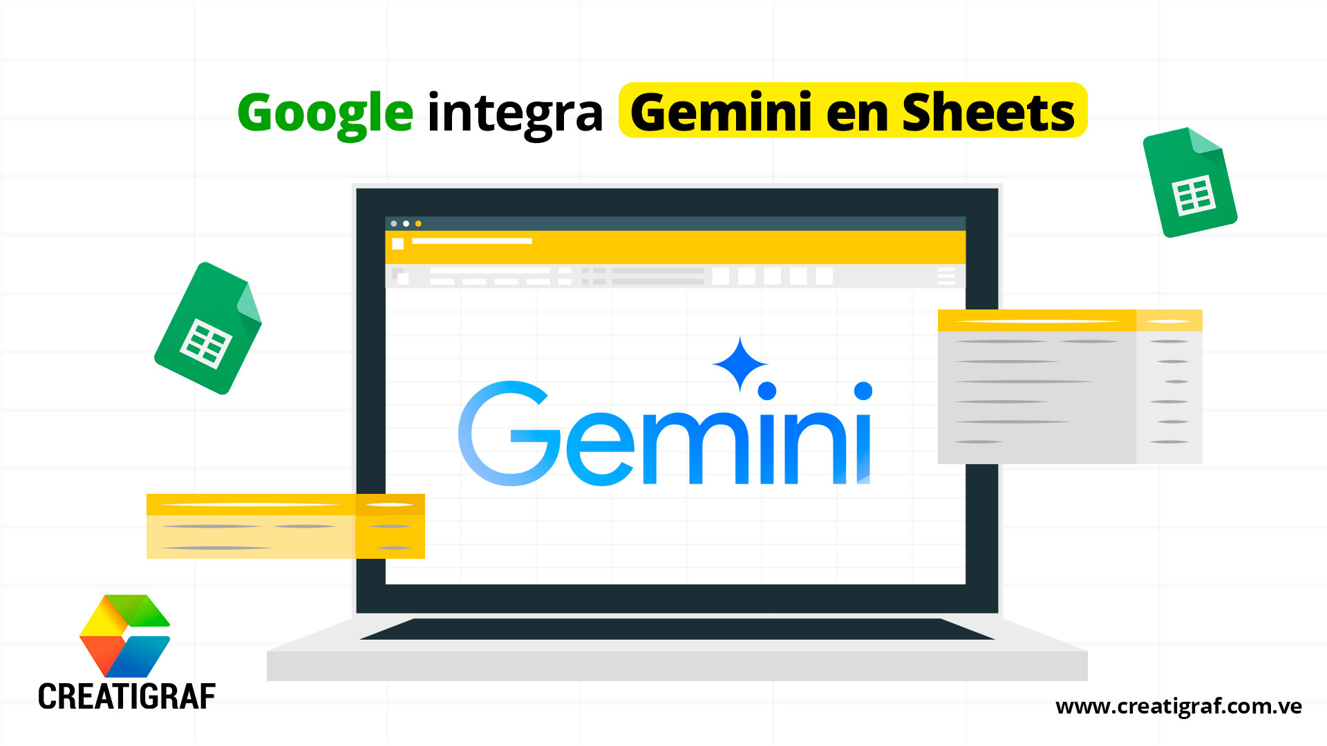 Google integra Gemini en Sheets: IA en las hojas de cálculo